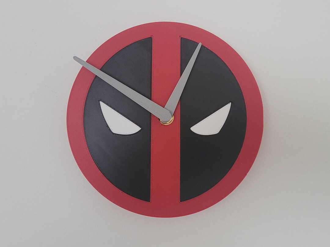 Deadpool Clock - 3D Printed - Etsy