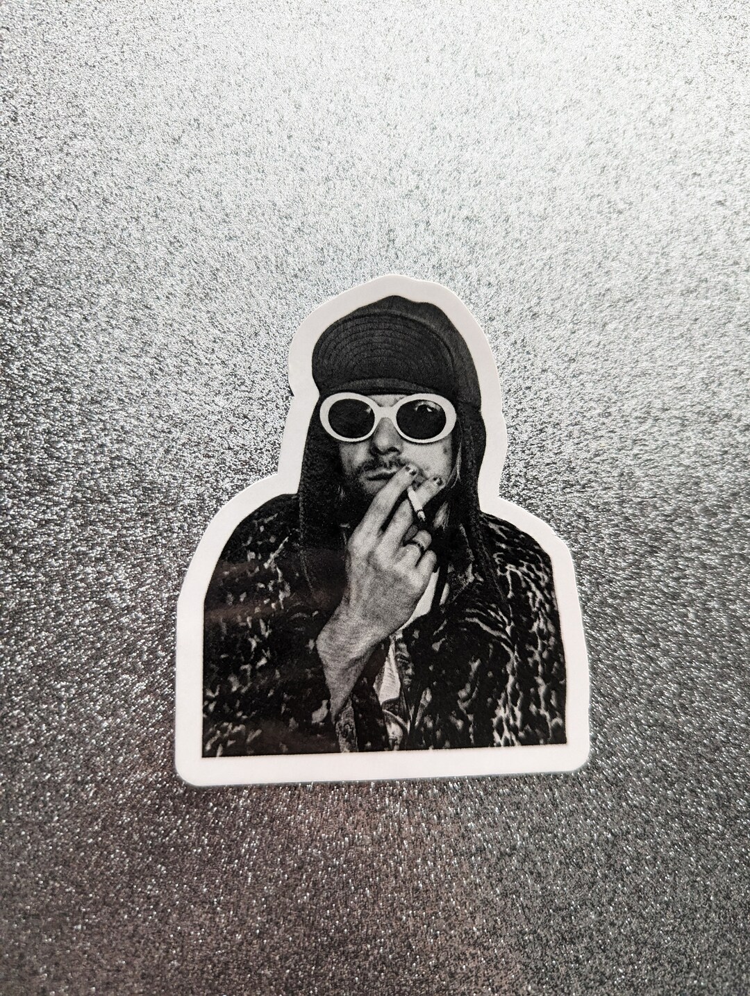 Kurt Cobain Waterproof Sticker Laptop Sticker Water Bottle Sticker ...