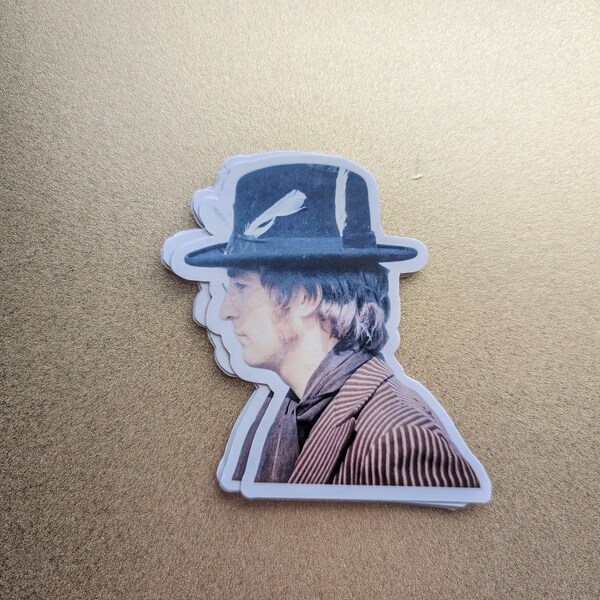 John Lennon Sticker - Etsy