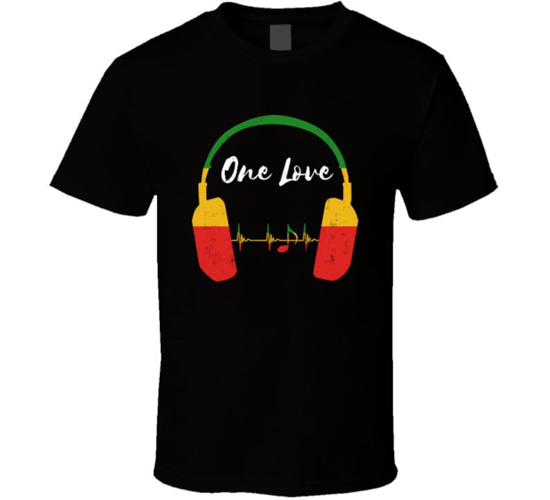 One Love Reggae Music Lover T Shirt - Etsy