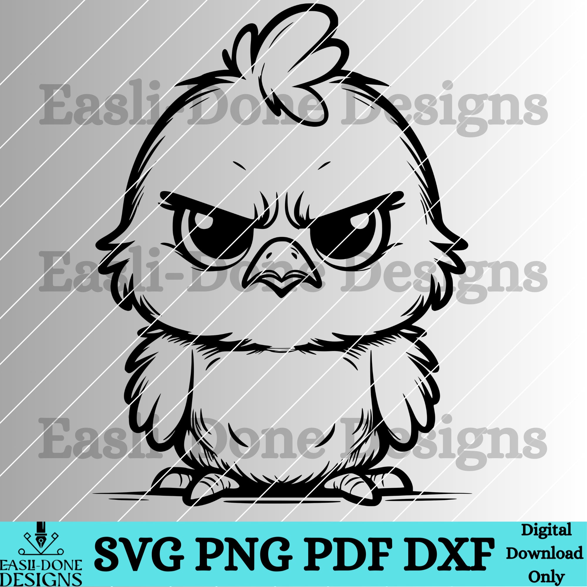 Grumpy Fun Farm Animal Bundle Svg Png Pdf and Dxf Files Instant ...