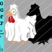 Funny Halloween Ghost Chicken SVG: Spooky Rooster Clipart (digital ...