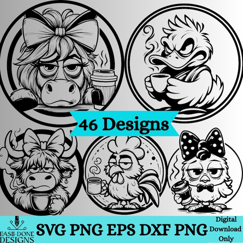 Silly Goose Coasters Png - Etsy