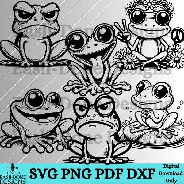 Frog Wall Decal - Etsy