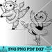 Dancing Animal Outline SVG Bundle: Ballet Clipart (digital Download) - Etsy