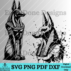 Anubis Svg Egyptian Anubis Outline Svg Png Bundle Laser Files Cricut ...