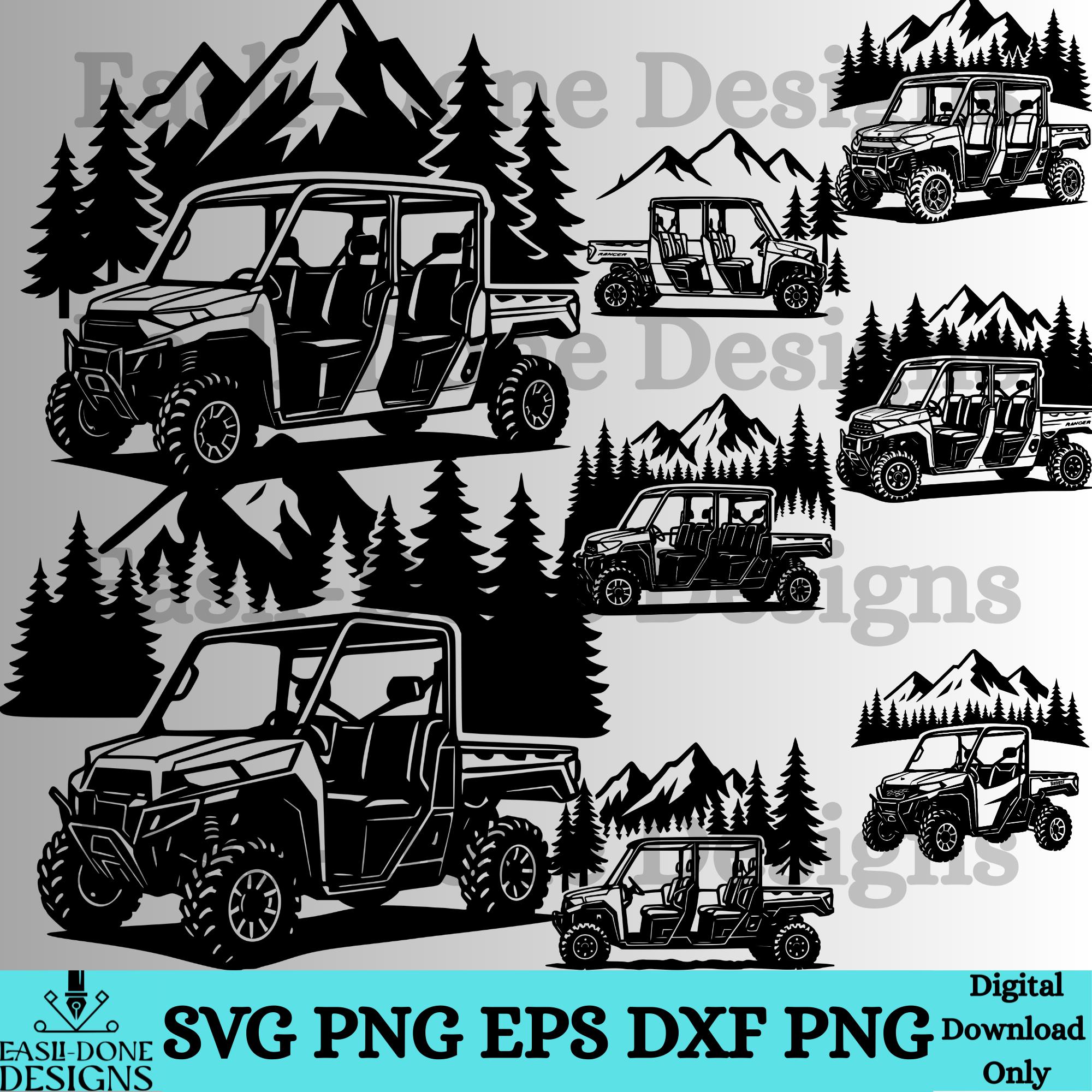UTV Side by Side SVG Bundle: Ranger Off-road Clipart (digital Download ...