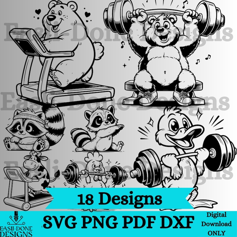Exercise Svg - Etsy