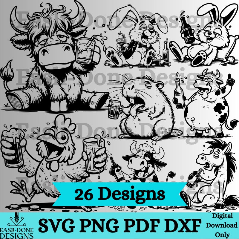 Beer Drinking Dxf File - Etsy UK