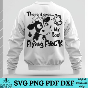 Sarcastic Cow Svg Png Cut Files, Funny Grumpy Farm Animal SVG PNG ...