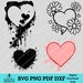 Unique Hearts SVG PNG Bundle Collection of 20 Hand Drawn and Modern ...