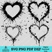 Unique Hearts SVG PNG Bundle Collection of 20 Hand Drawn and Modern ...