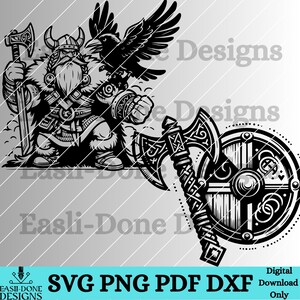Viking Outline Bundle SVG PNG Pdf and Dxf Files Instant Download Baby ...