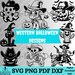 Spooky Peeking Halloween Characters Outline Digital File Bundle SVG PNG ...