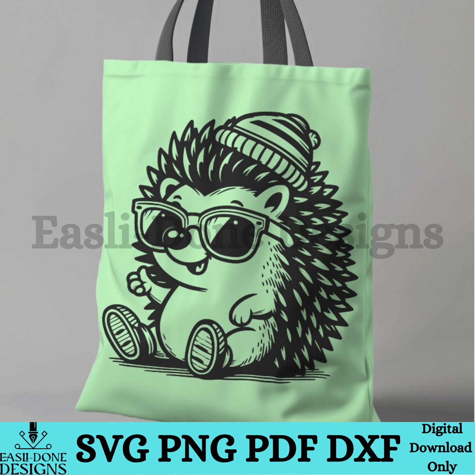 Hedgehog SVG PNG Bundle 10 Cute Unique Hedgehog Svg Png Pdf Dxf Cut and ...
