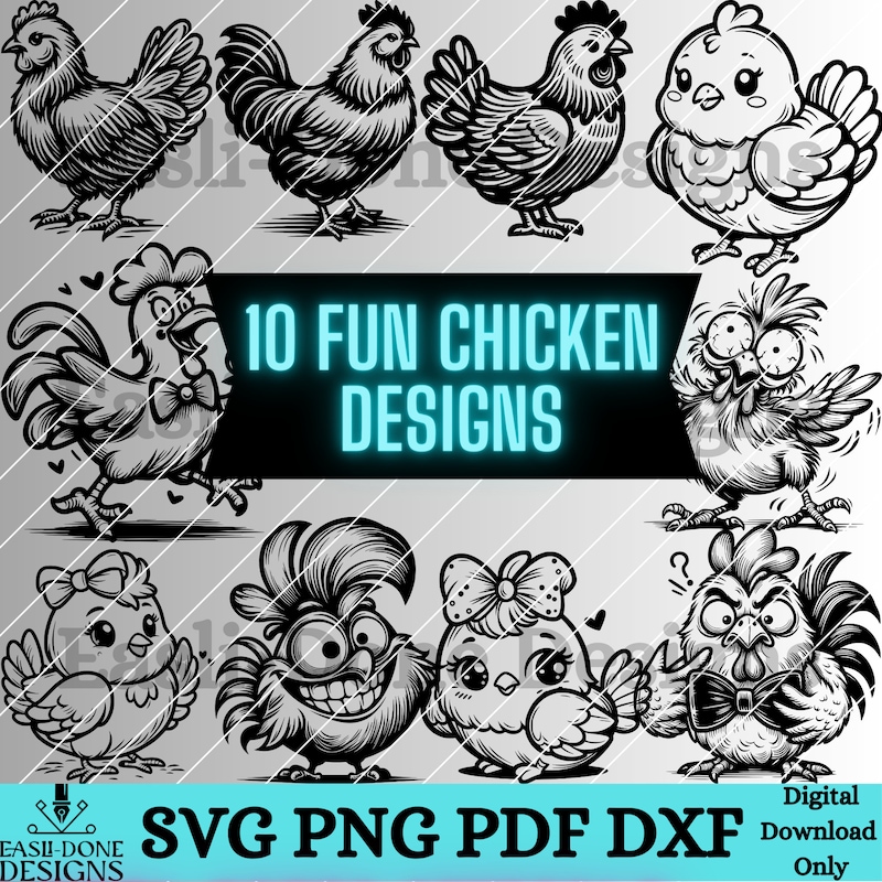 Chicken Svg - Etsy