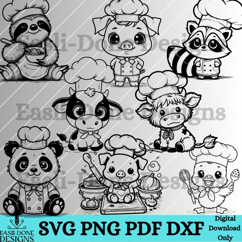 Chef Svg - Etsy