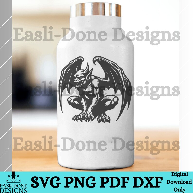 Gargoyle Outline SVG Bundle: Gothic Laser Cut Files (digital Download ...