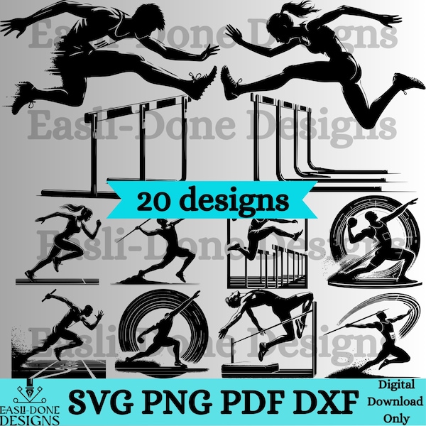 Track and Field Hurdles Svg - Etsy