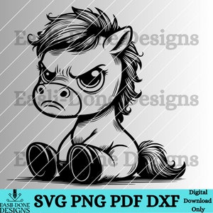 Grumpy Fun Farm Animal Bundle Svg Png Pdf and Dxf Files Instant ...