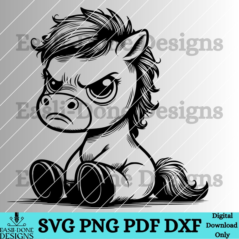 Grumpy Fun Farm Animal Bundle Svg Png Pdf and Dxf Files Instant ...