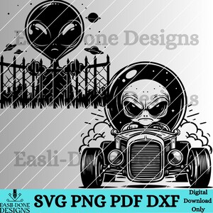 Alien Outline SVG Set Unique Alien Outline Bundle Design SVG PNG Pdf ...