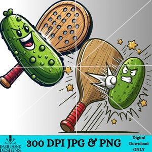 Funny Pickleball Pickle Clipart: Cupid PNG, Sublimation Design (digital ...