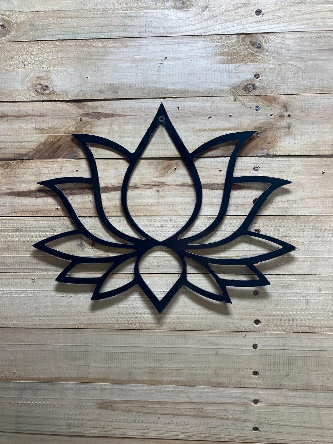 Lotus, Lotus Flower Wall Decor, Metal Signage - Etsy