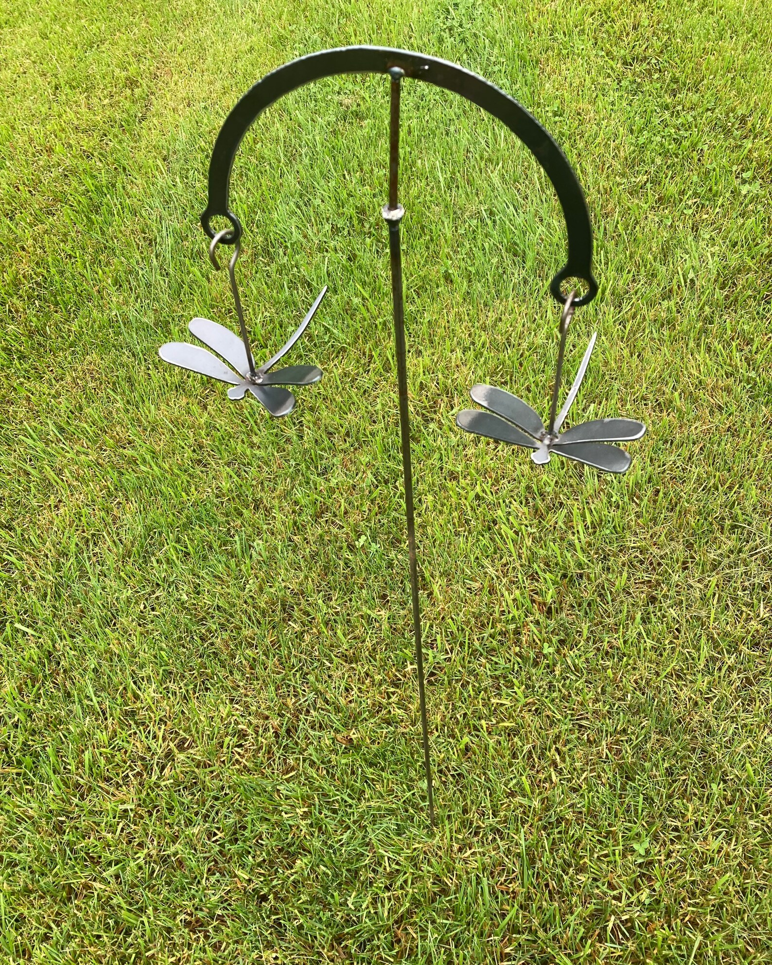 Dragonfly Balancer , Yard Art, Garden Art, Metal Signage, Stakes - Etsy