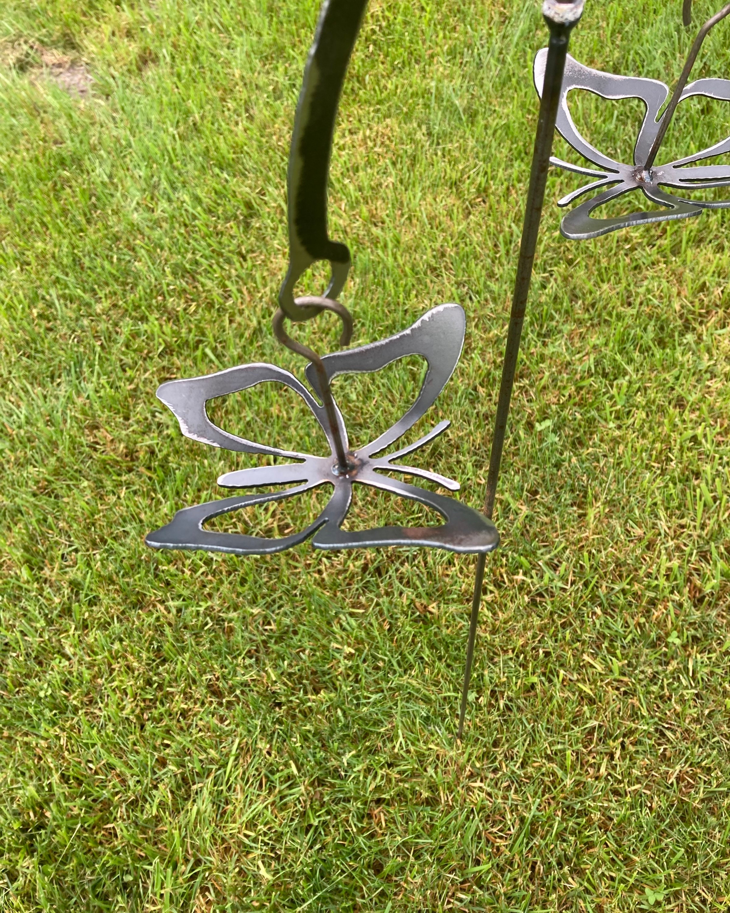 Butterfly Balancer , Yard Art, Garden Art, Metal Signage - Etsy