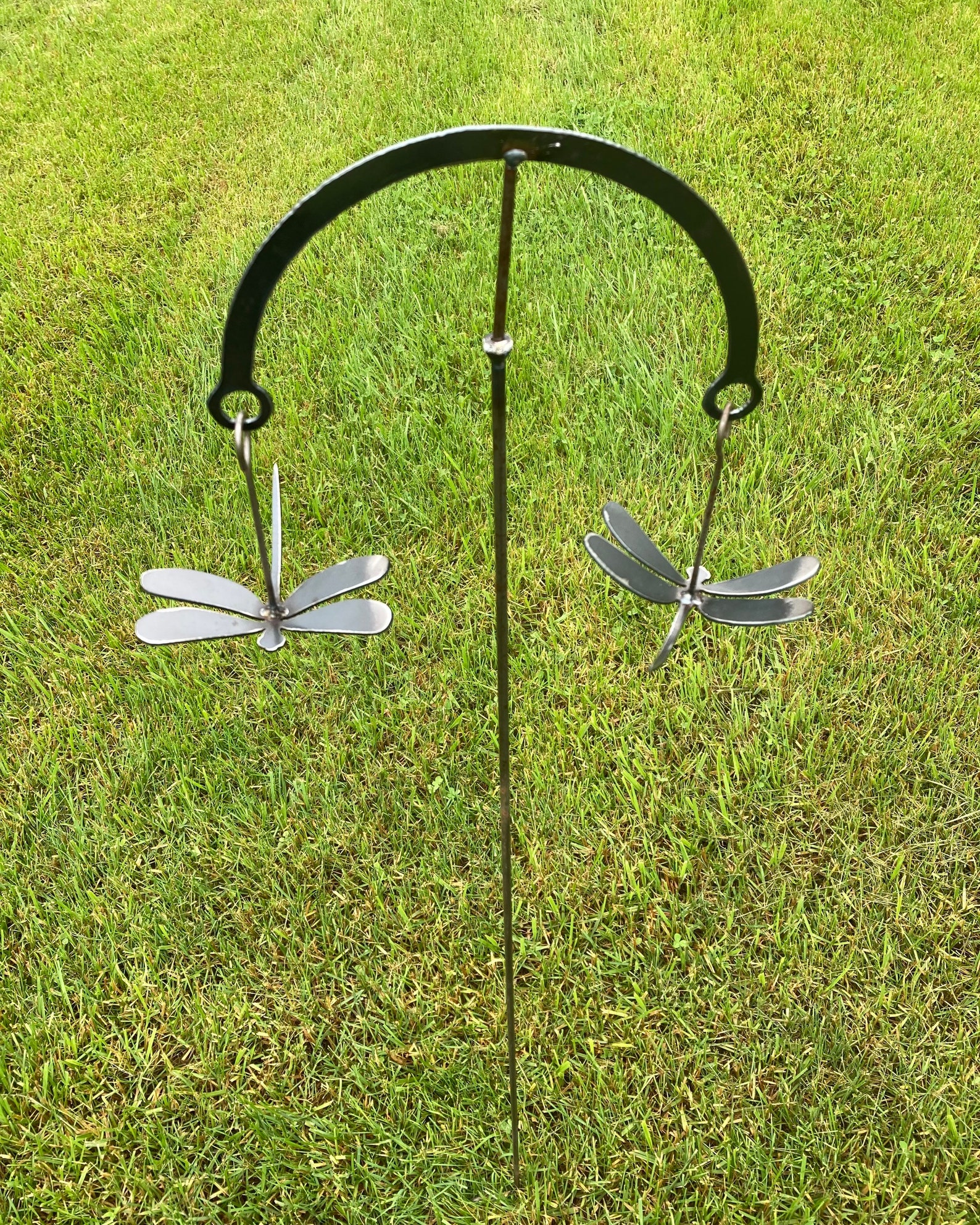 Dragonfly Balancer , Yard Art, Garden Art, Metal Signage, Stakes - Etsy