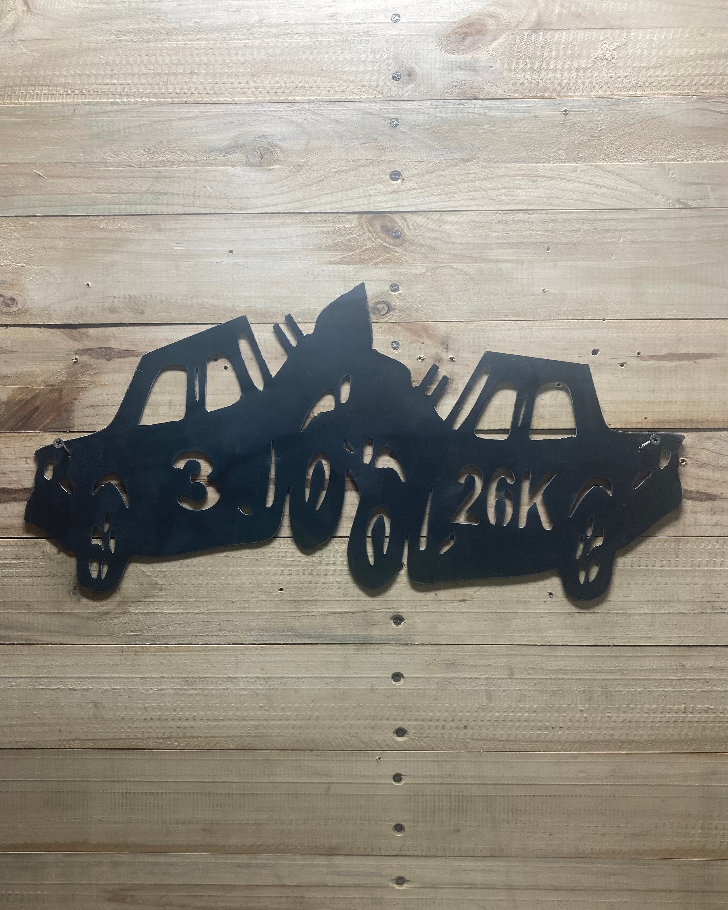 Wall Derby Sign, Derdy Car Signs, Metal Sign, Metal Derby Signs, Wall ...
