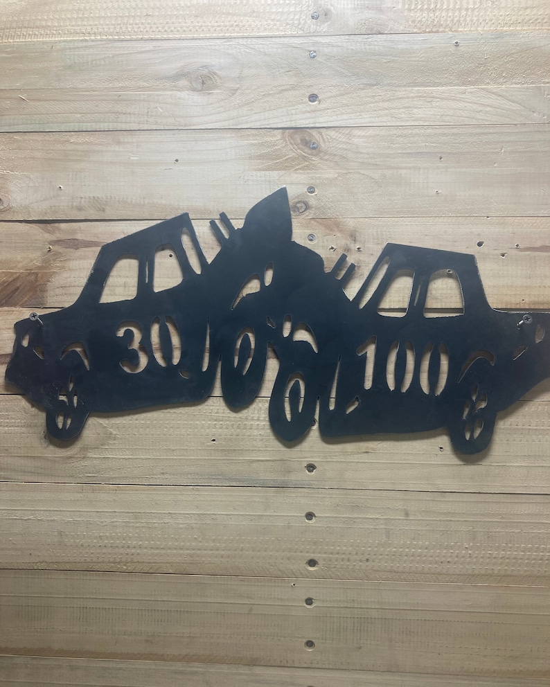 Wall Derby Sign, Derdy Car Signs, Metal Sign, Metal Derby Signs, Wall ...