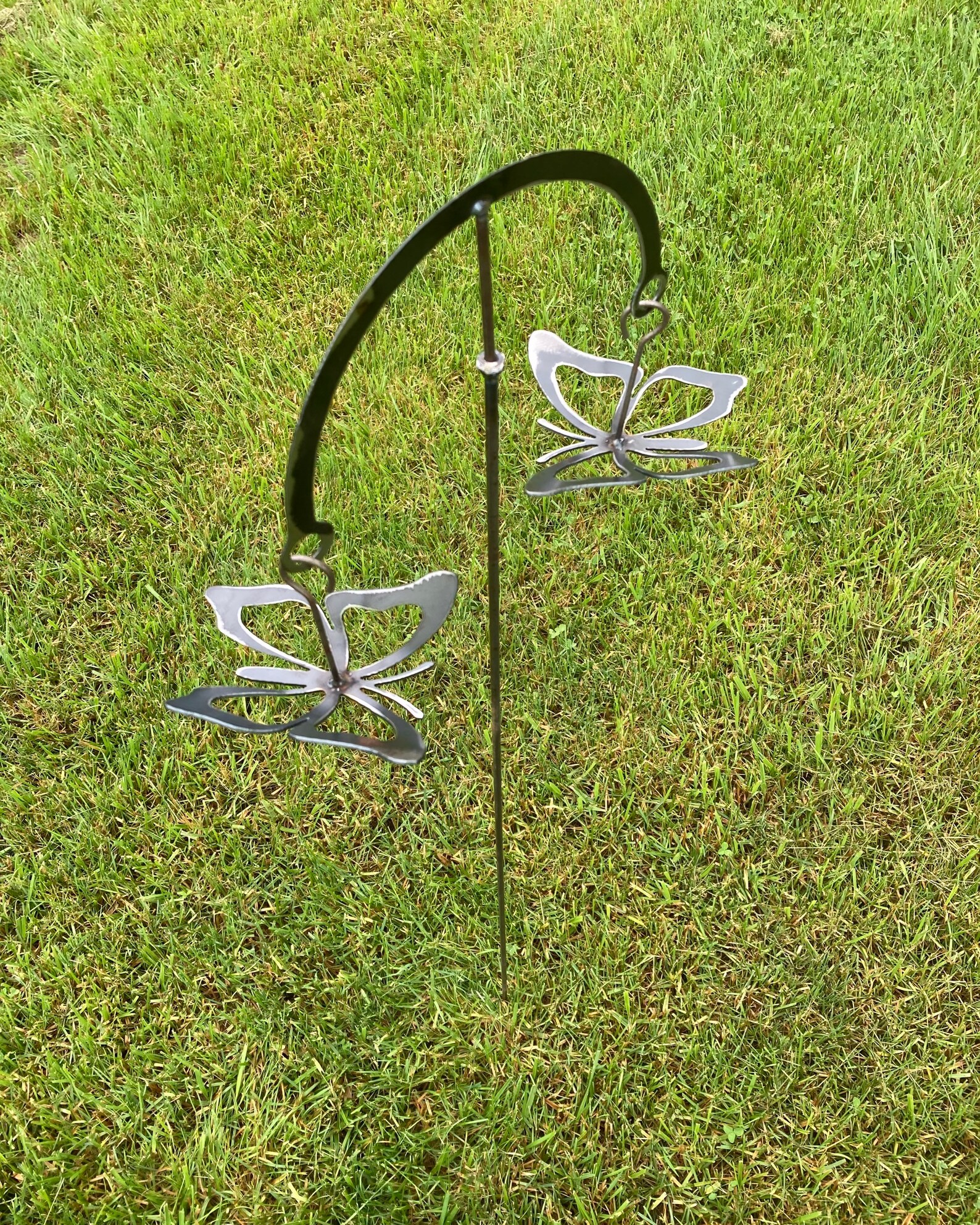 Butterfly Balancer Yard Art Garden Art Metal Signage Yard - Etsy