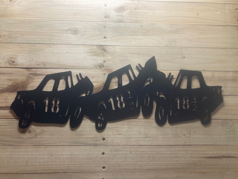 Wall Derby Sign, Derdy Car Signs, Metal Sign, Metal Derby Signs, Wall ...