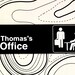 Personalized Door Sign From the Office, 3D Printed Sign From "the ...