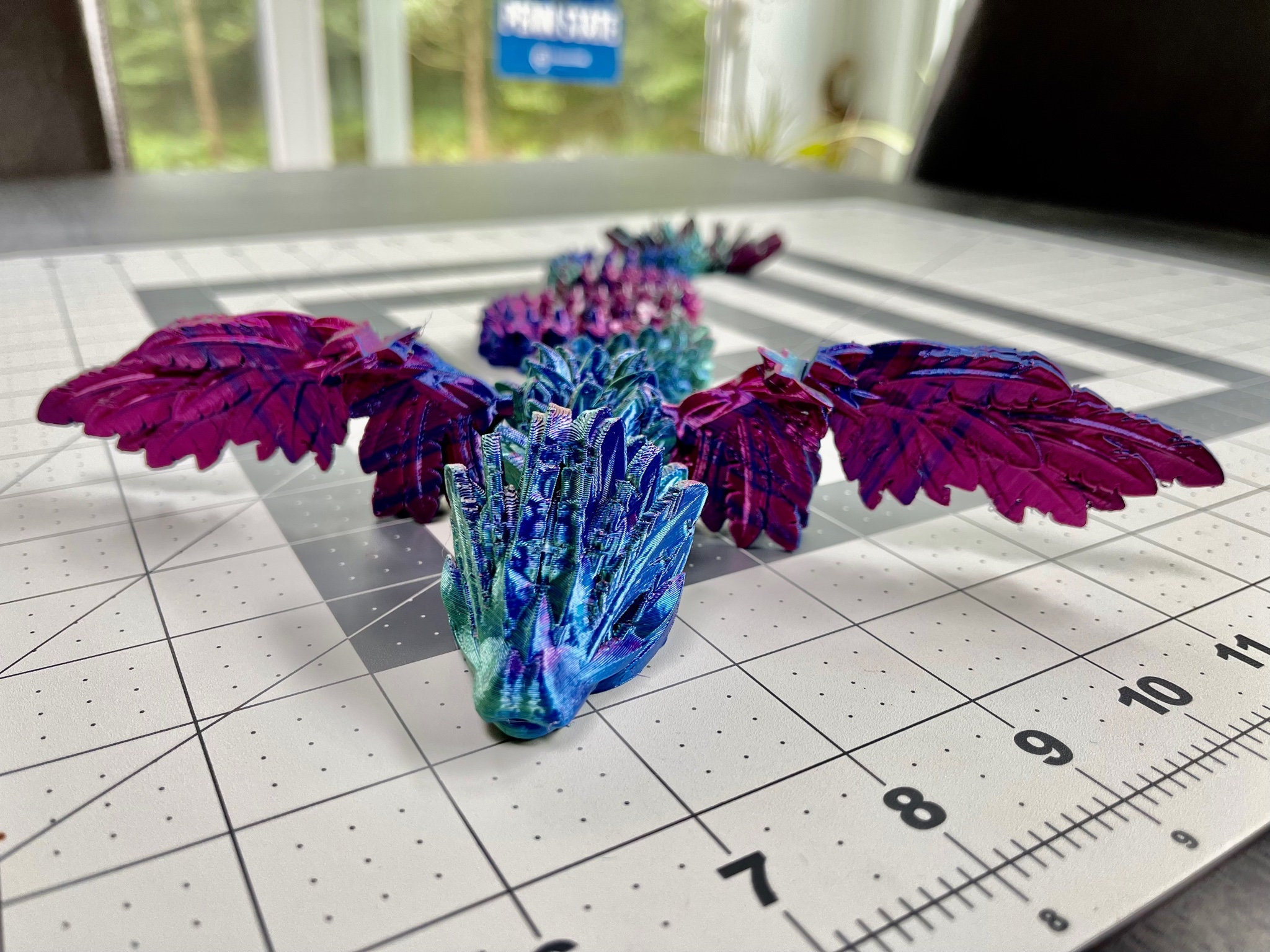 Giant 3d Printed Articulated Flying Serpent Dragon 3D - Etsy