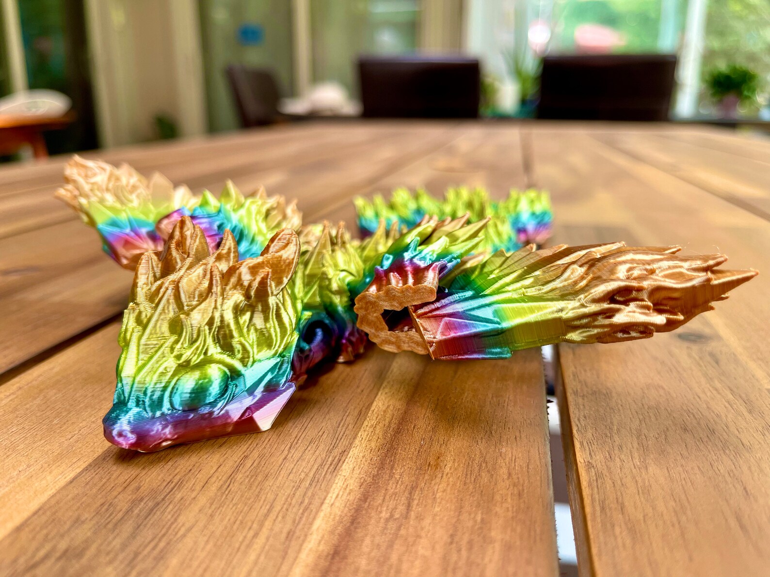3D Printed Sprite Dragon Articulated Fidget Desk Toy Gift - Etsy