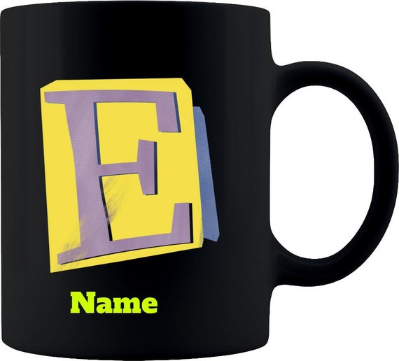 Letter E Mug Tea Cocoa Funny Lovable Cute Mug Gift - Etsy