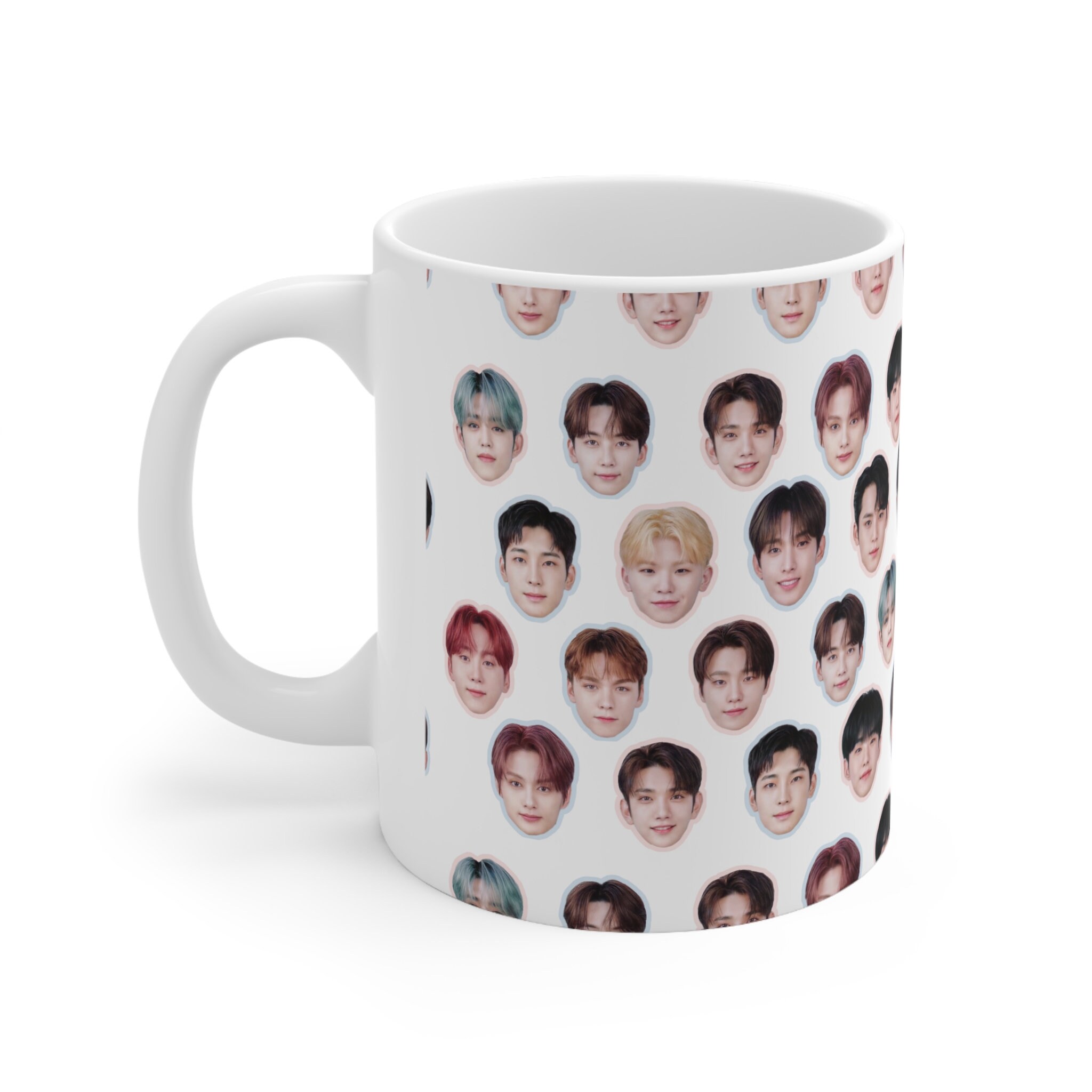 Seventeen Customized Mugs, KPOP Personalized Mug, Carat Gift, Scoups ...