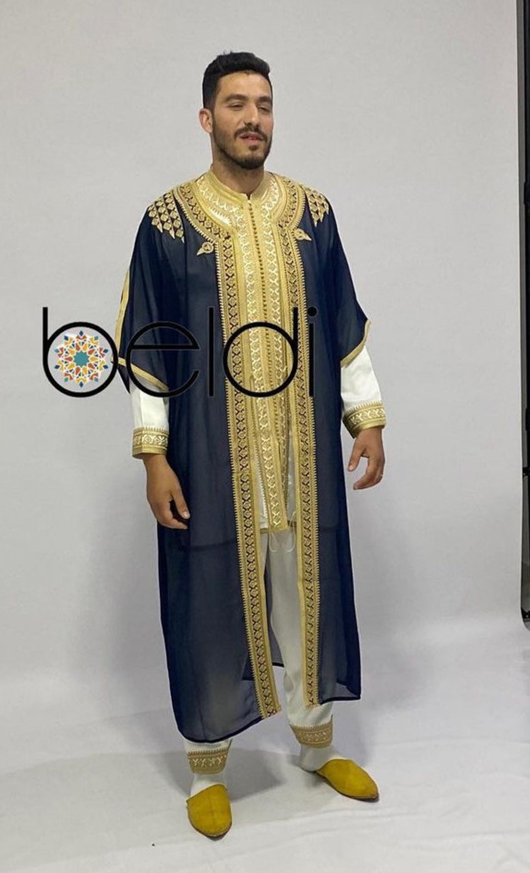 Moroccan Jabador Lebsa Three-piece Set for Men - Etsy