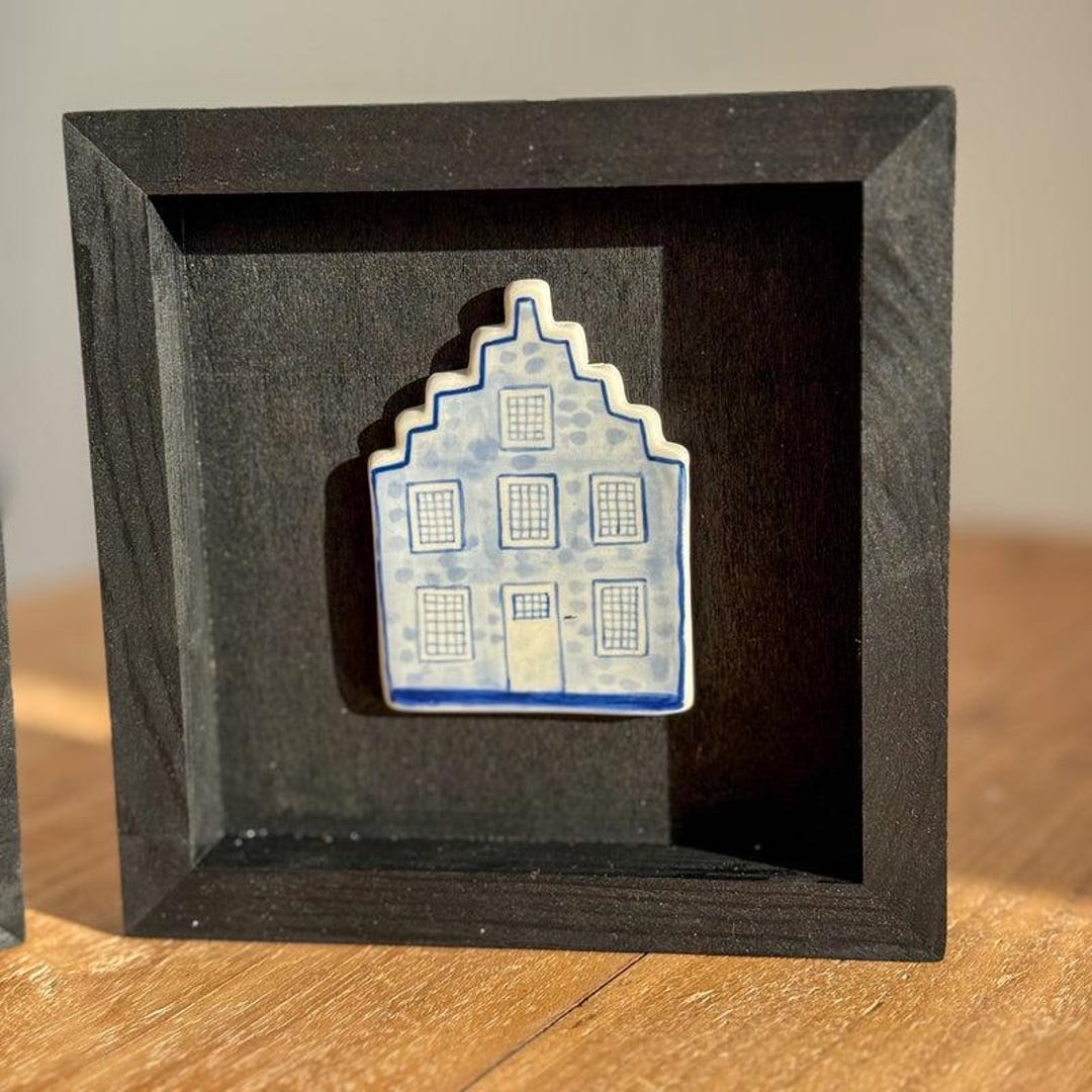 Amsterdam Tiny House Wall Decor - Etsy