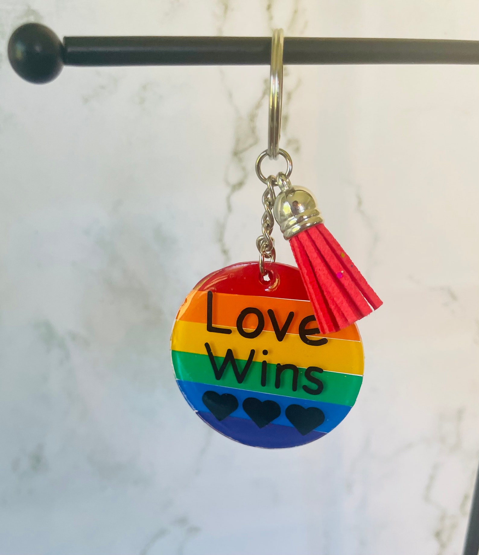 Pride Key Chains/ Love Wins/ LGBTQ Keychains/ LGBTQ Pride/ Acrylic ...