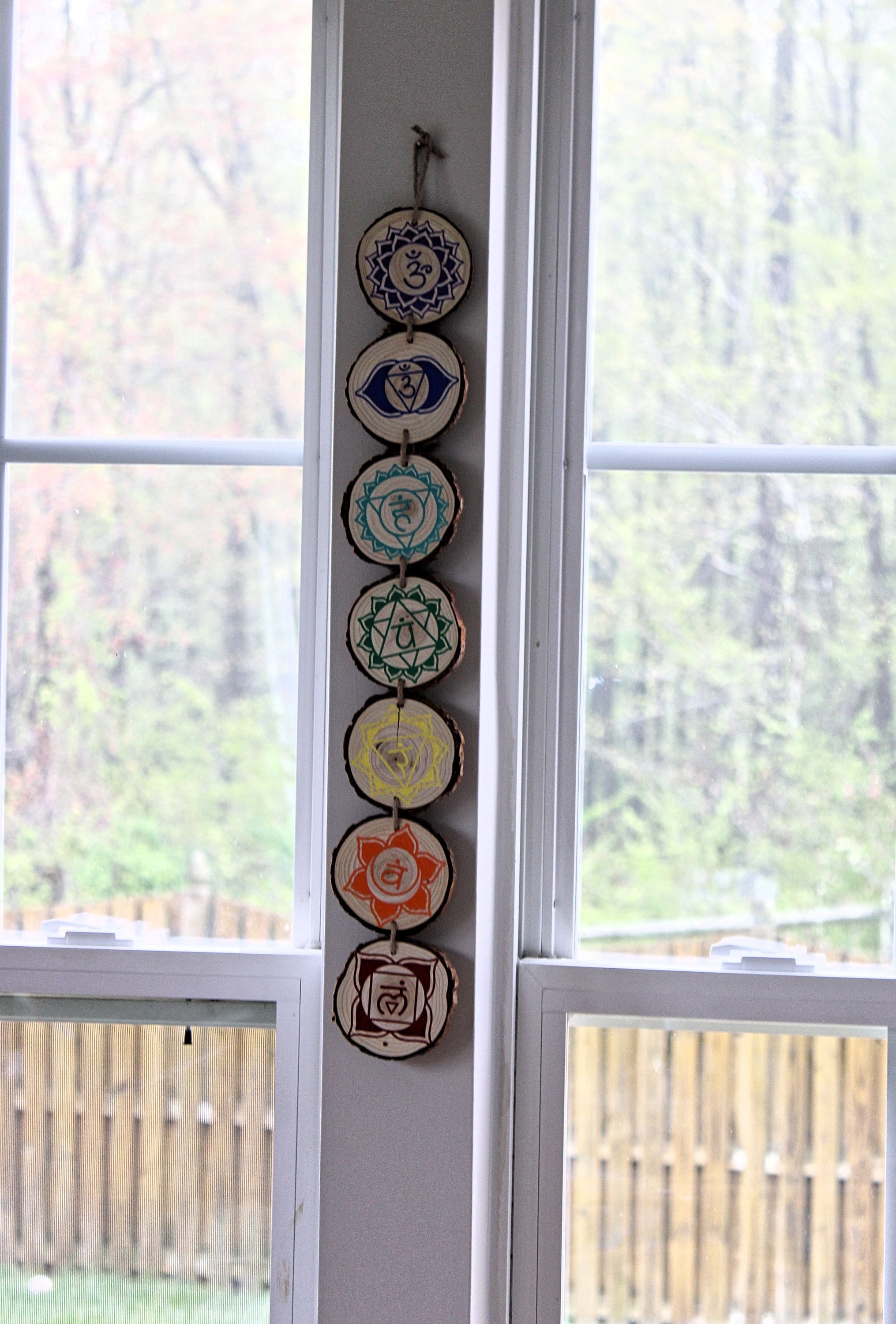 Chakra Wall Art- Chakras, Wood Wall Art, Chakra Symbols, Wall Decor ...