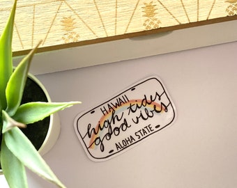 Aloha License Plate - Etsy