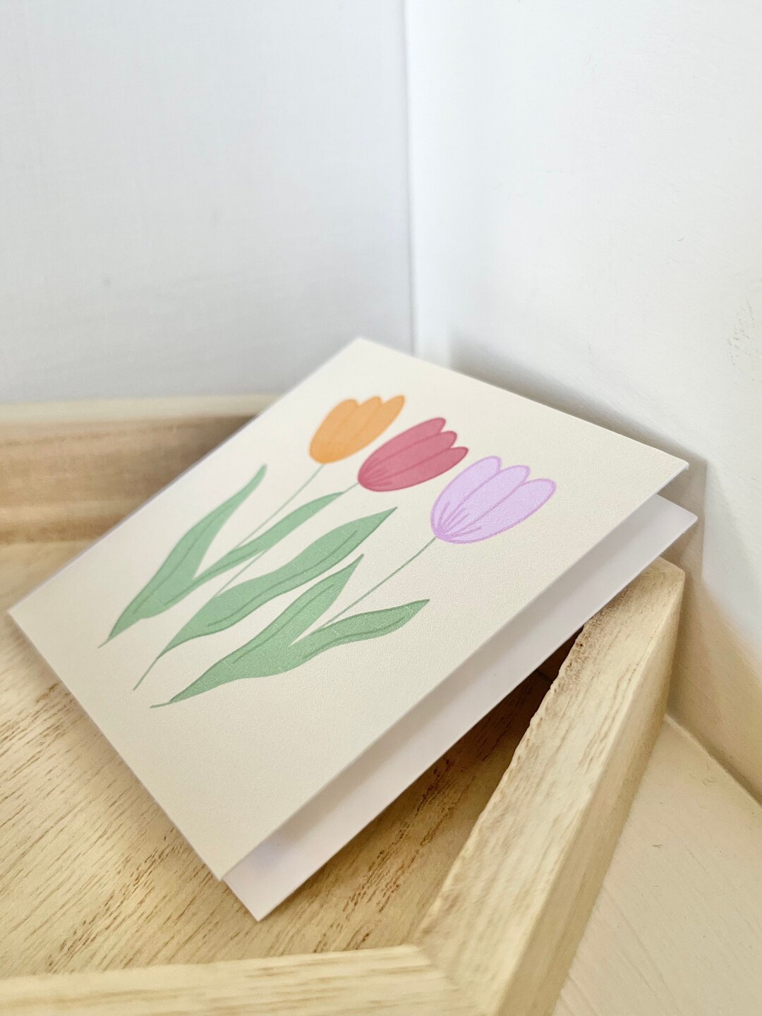 Tulip Mini Card - Etsy