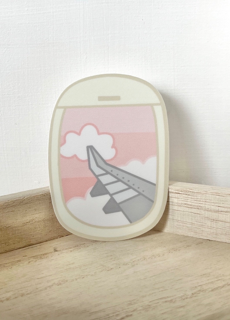 Airplane Window Sticker - Etsy