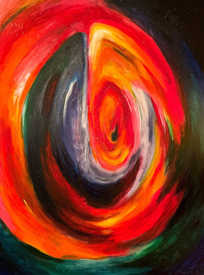 ART PRINT Inside the Black Hole - Etsy