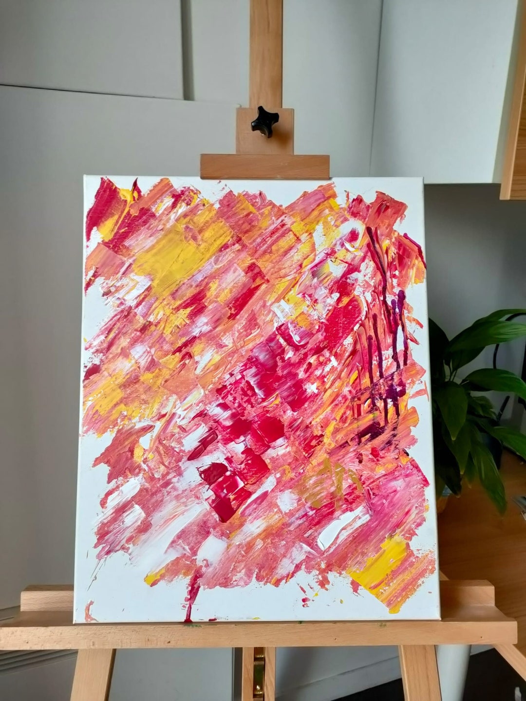 Original Colorful Painting With a Special Touch to Decorate - Etsy