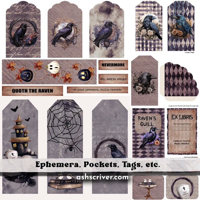 Raven's Quill Printable Reading Planner Junk Journal. Reading Logs ...